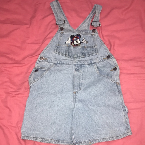 Bottoms | Vintage Mickey Mouse Overalls 8 | Poshmark